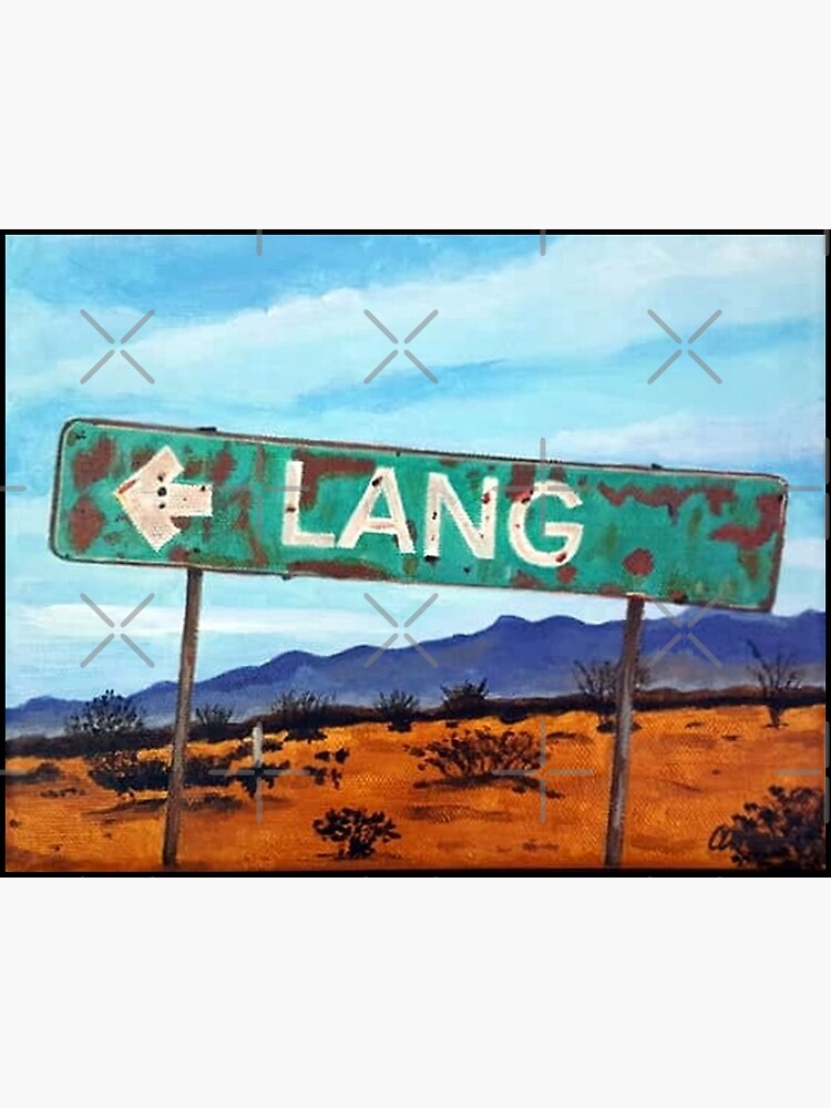 "The Old Lang Sign" Poster by OttingerART | Redbubble