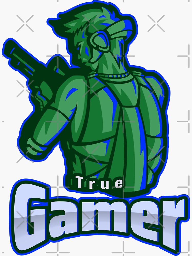 "True Gamer Character" Sticker by Ever-Shop | Redbubble