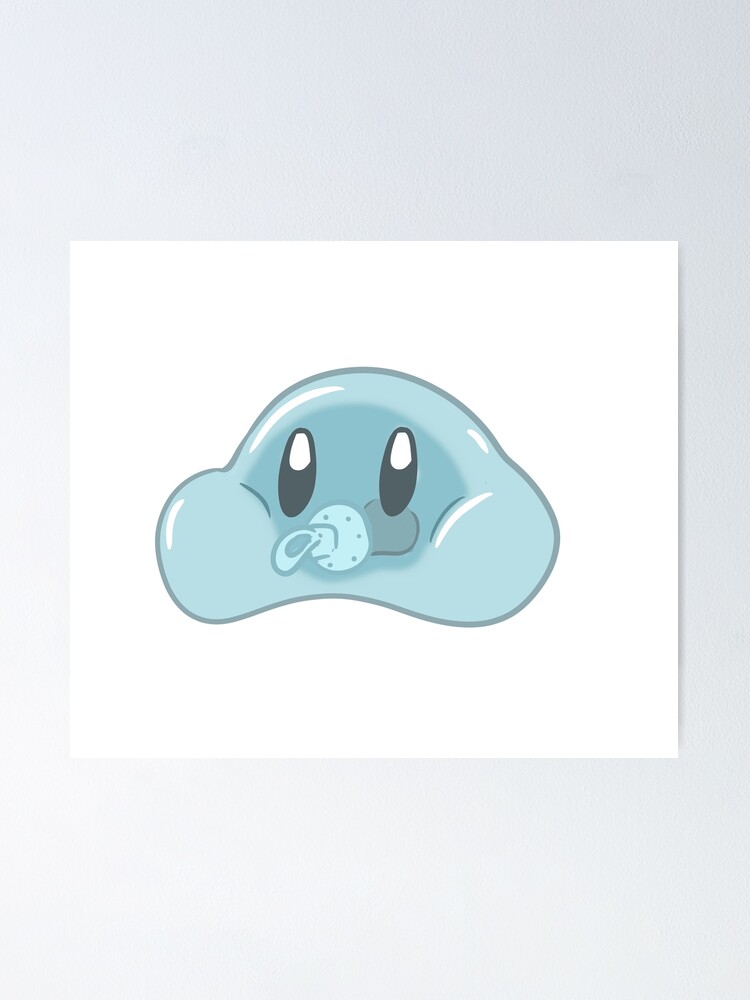 "Baby blob" Poster for Sale by Machic-Mushroom | Redbubble