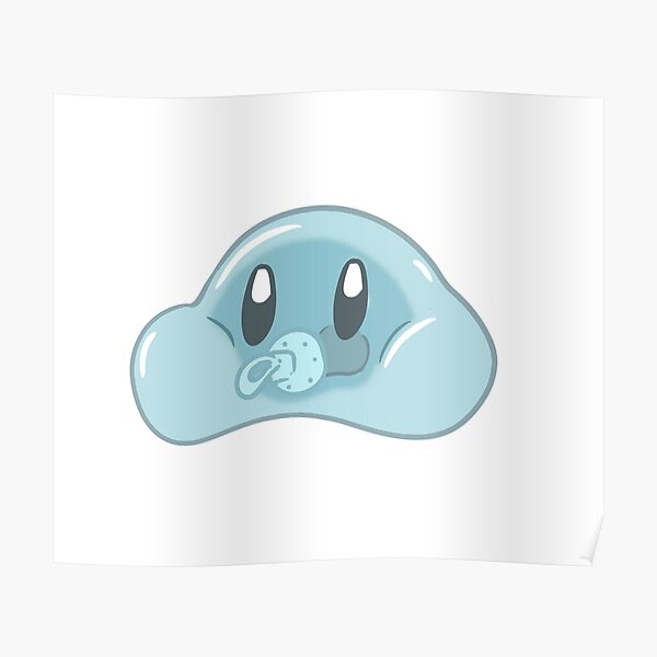 "Baby blob" Poster for Sale by Machic-Mushroom | Redbubble