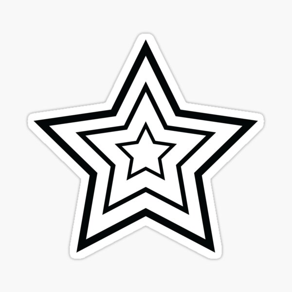 "American Line Star" Sticker for Sale by vnancassa | Redbubble