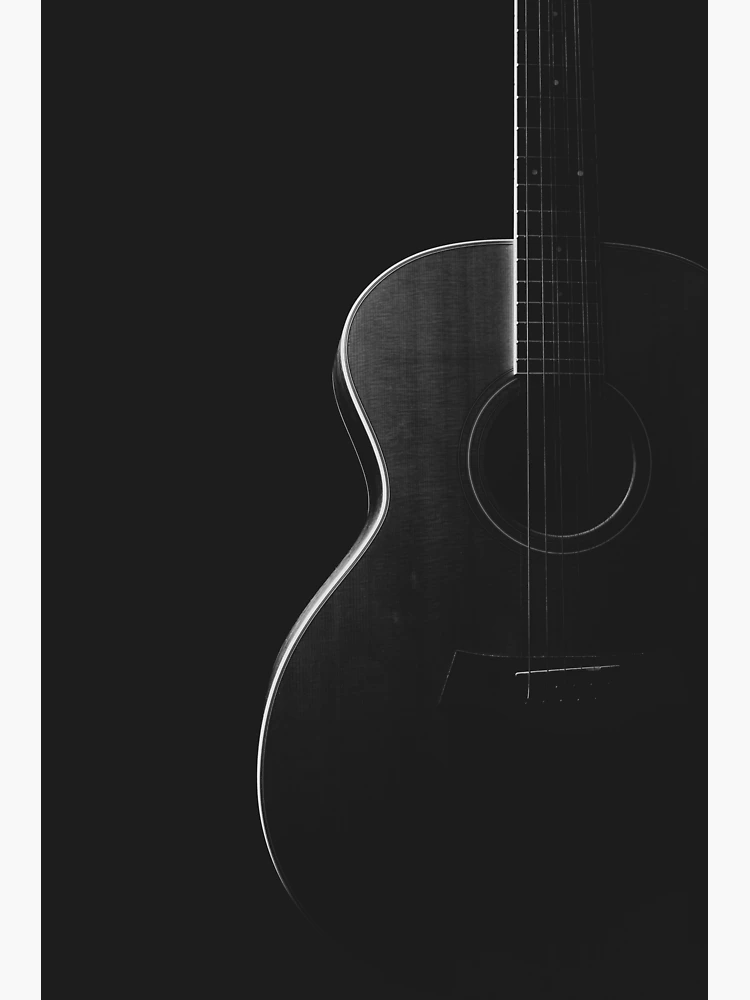 Black Guitar Wallpaper Border