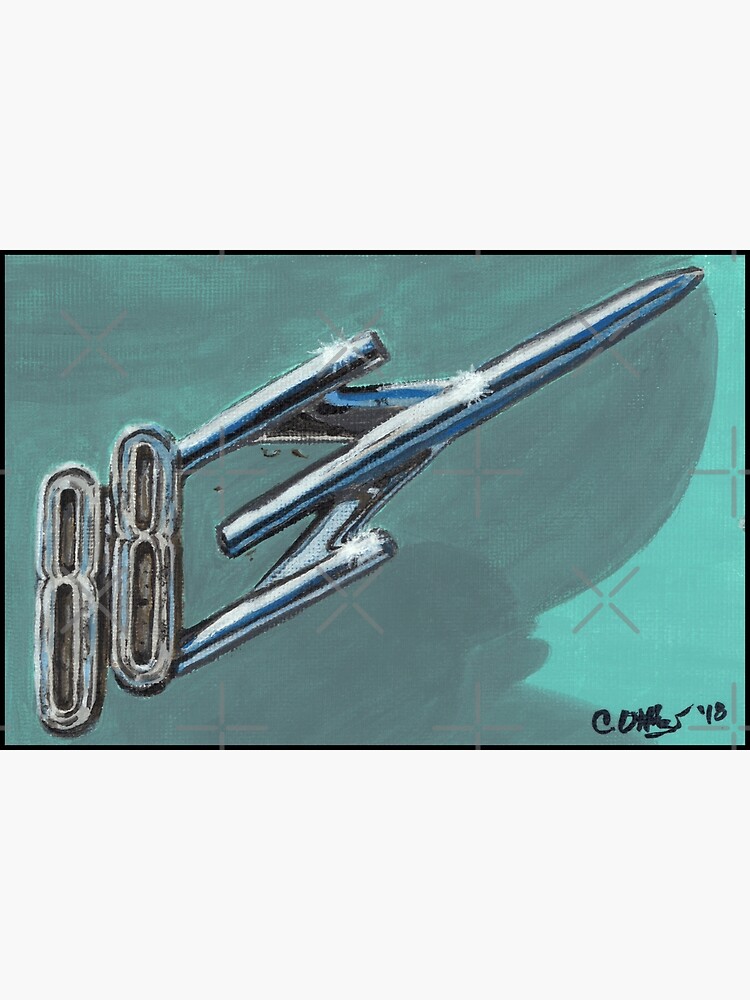 "Oldsmobile Rocket 88 automotive logo" Poster by OttingerART | Redbubble