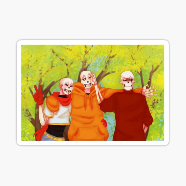 "Papyrus Pic!" Sticker for Sale by Phrognworms | Redbubble