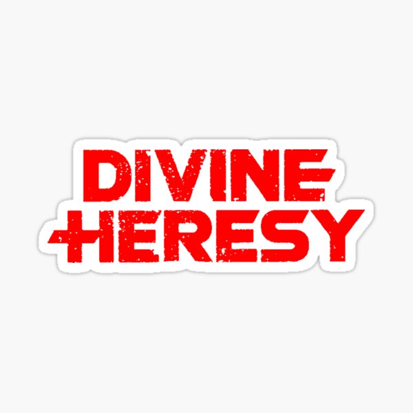 "Divine Heresy art3 American metal band" Sticker by Ruthyrod | Redbubble