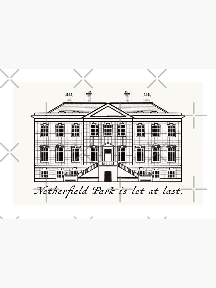 "Sketch Drawing of Netherfield Park Pride and Prejudice" Photographic ...