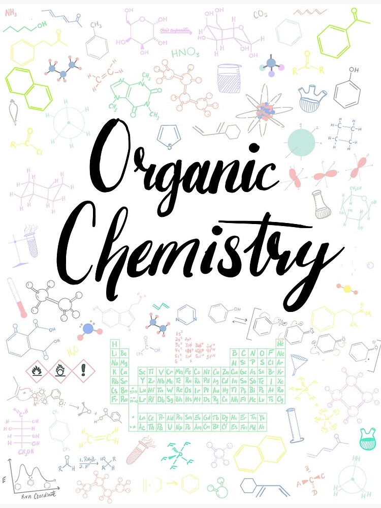 "Organic chemistry doodle" Art Print for Sale by Hannahrobo | Redbubble