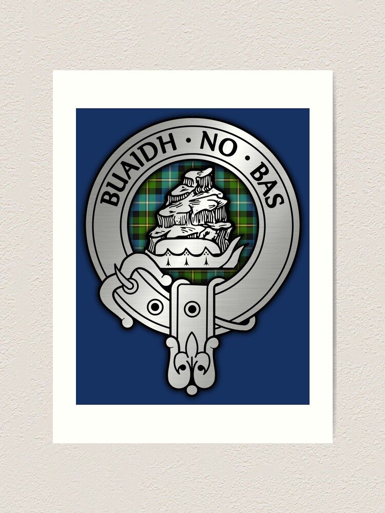 "Clan MacNeil Crest & Tartan" Art Print for Sale by taylors8 | Redbubble
