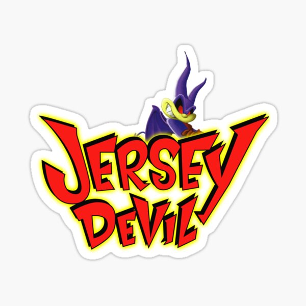 "Jersey Devil Logo " Sticker for Sale by DobbinsStoree | Redbubble