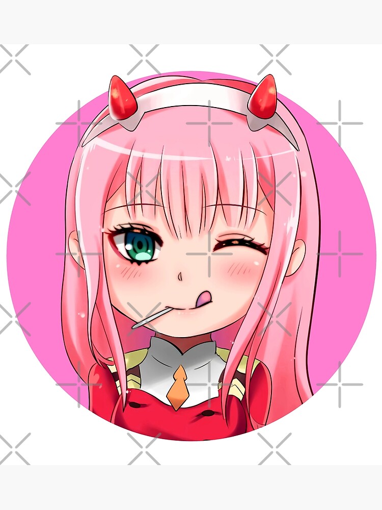"adorable zero two candy" Poster by moneybeck | Redbubble