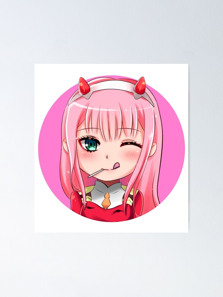 "adorable zero two candy" Poster by moneybeck | Redbubble