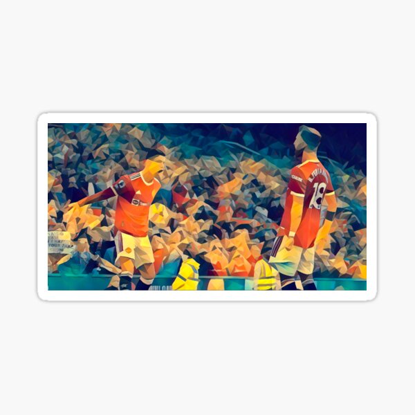 "Cristiano Ronaldo and Bruno Fernandes Siuuuu Celebration" Sticker by ...