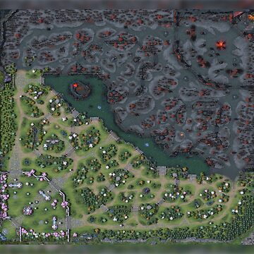 "DOTA 2 Mini Map Full Zoomed out, Classic Version" Poster for Sale by ...