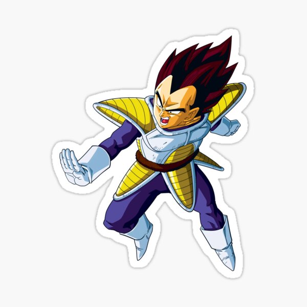 "Vegeta" Sticker for Sale by AndyArtic | Redbubble