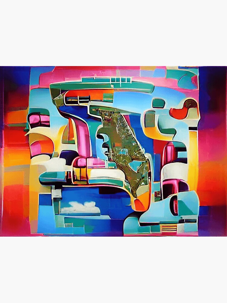 "Zonky Florida Atlas" Sticker by DMTTAPESFL | Redbubble