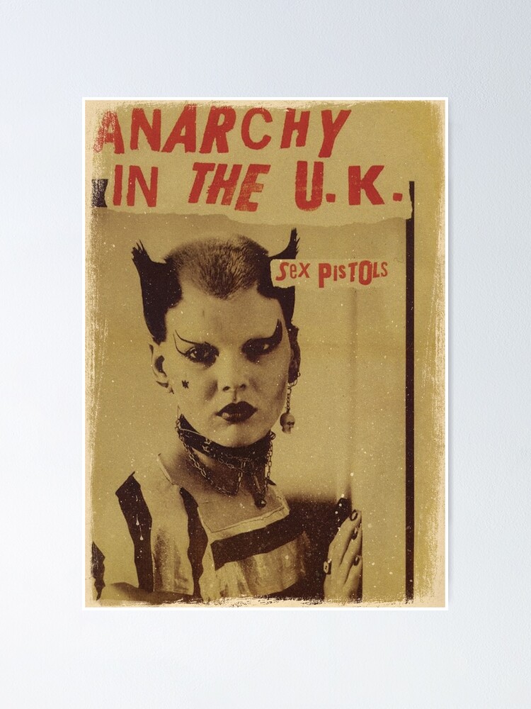 "london punk rock anarchy distressed poster" Poster by neotrix777 ...