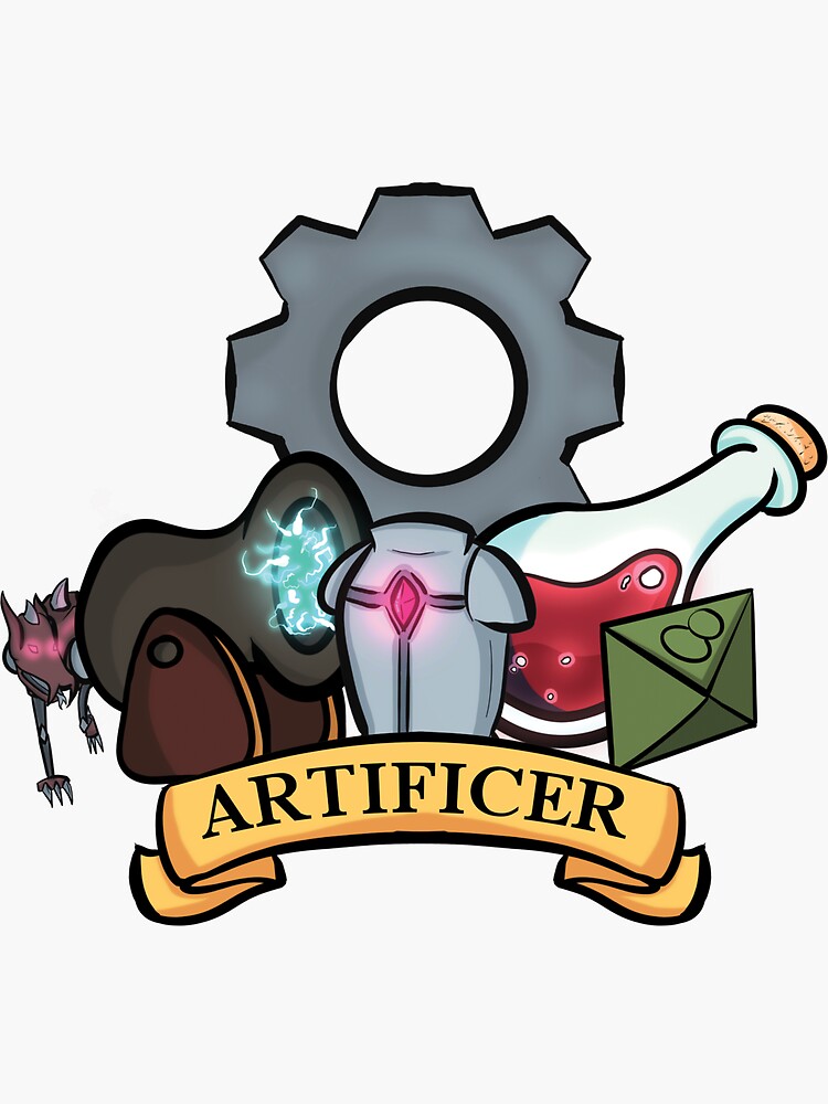 "Dungeons and Dragons Classes; Artificer" Sticker for Sale by ...