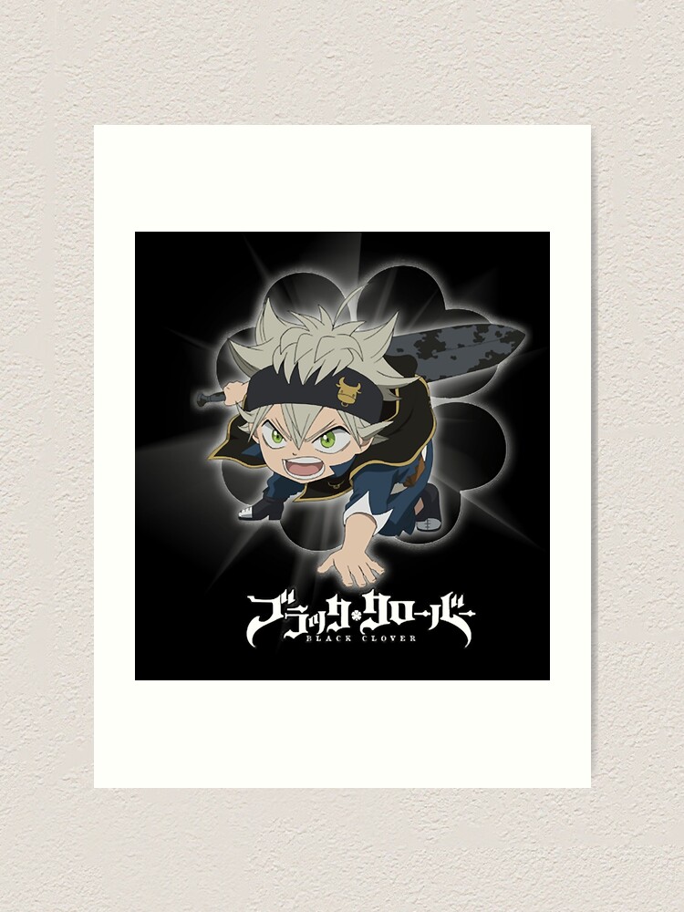 "Black Asta swords chibi" Art Print for Sale by UpdegraffPink | Redbubble