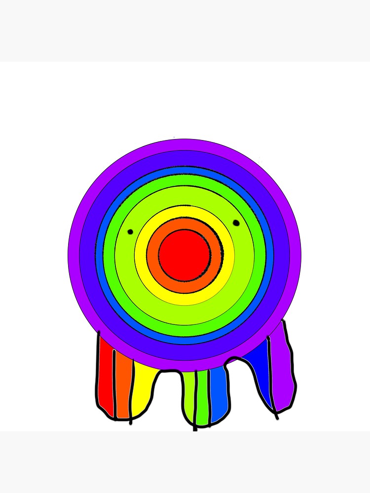 "rainbow target" Sticker by harrylucy | Redbubble