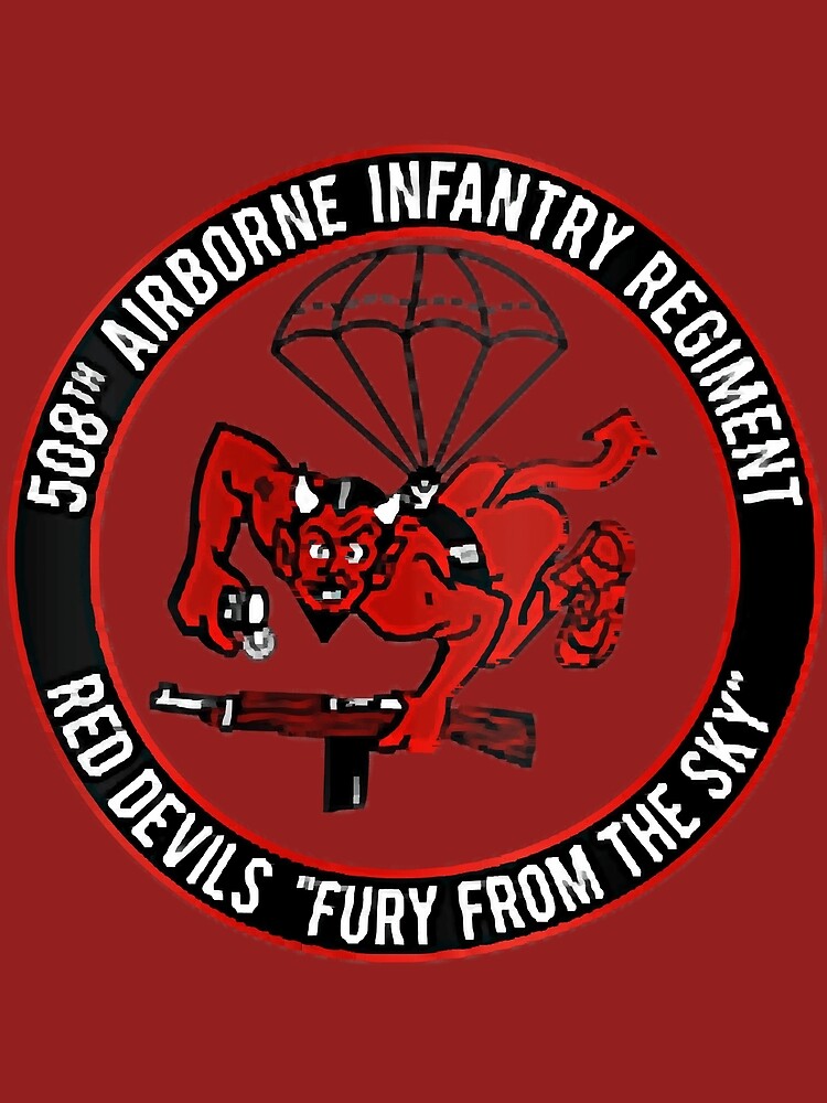 "508th Airborne Infantry Regiment Veteran Paratrooper Gift" Art Print ...