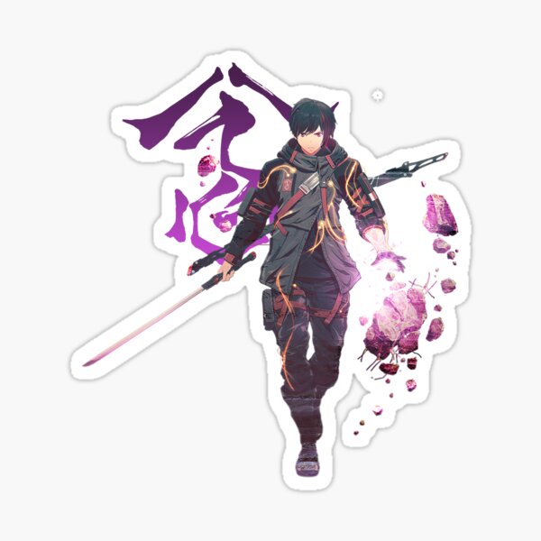 "YUITO SUMERAGI Scarlet Arts Nexus Playing Games" Sticker by Omous ...