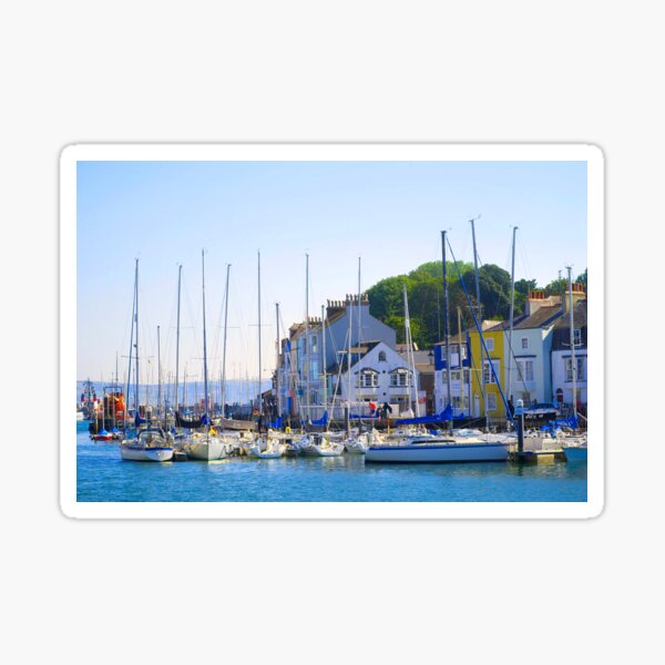 "Weymouth Harbour Sailing Boats " Sticker for Sale by Alisonchambers2 ...