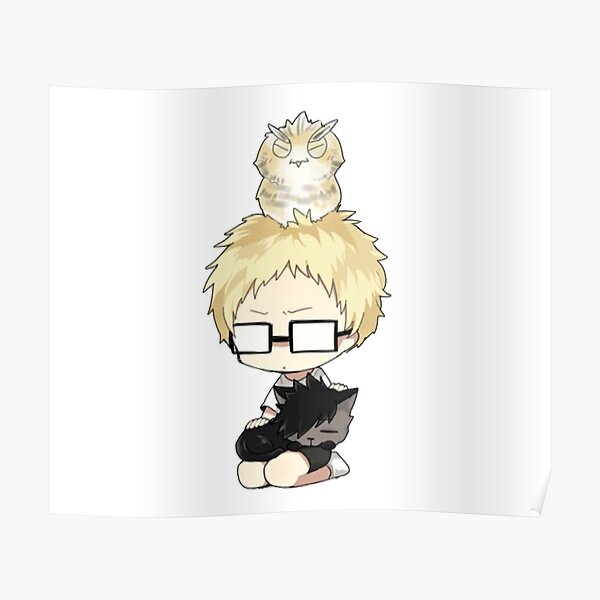 "tsukishima" Poster by Yigy | Redbubble