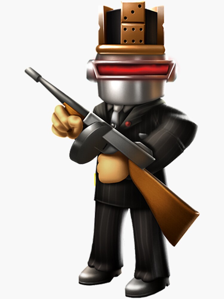 "darkgenex roblox shot gun art " Sticker by HEATHER-DSN | Redbubble