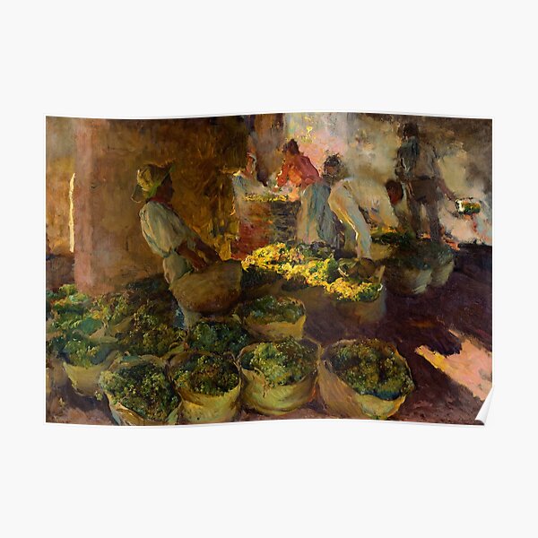 "Preparation of Raisins, 1901 by Joaquin Sorolla" Poster for Sale by High-Resolution | Redbubble