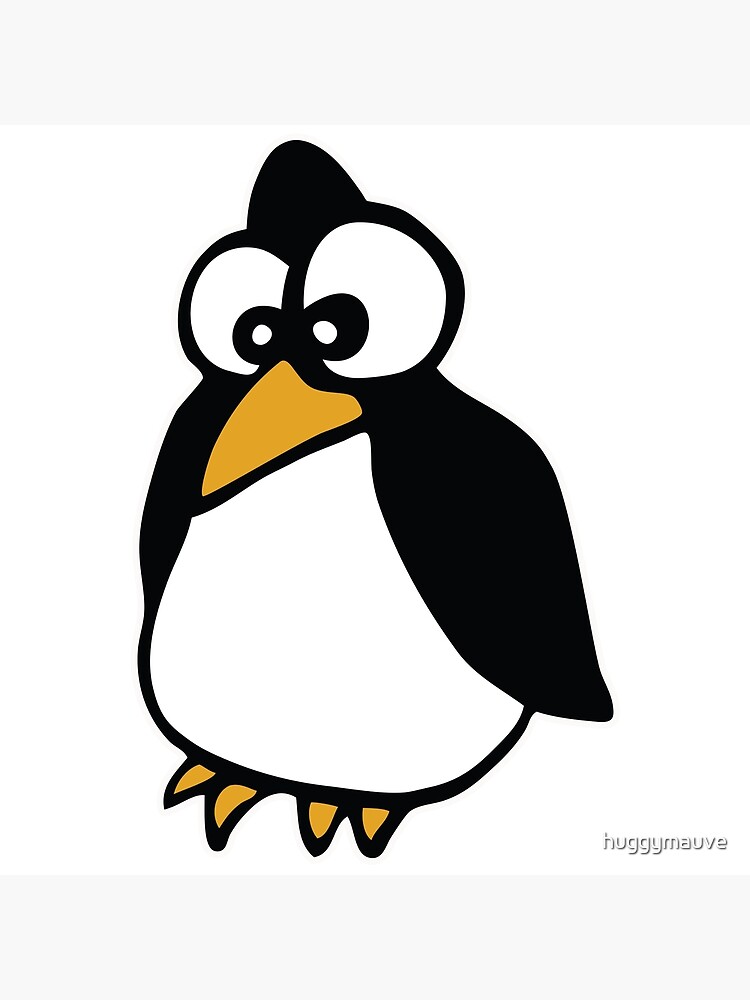 "penguin penguin linux cartoon" Art Print by huggymauve | Redbubble