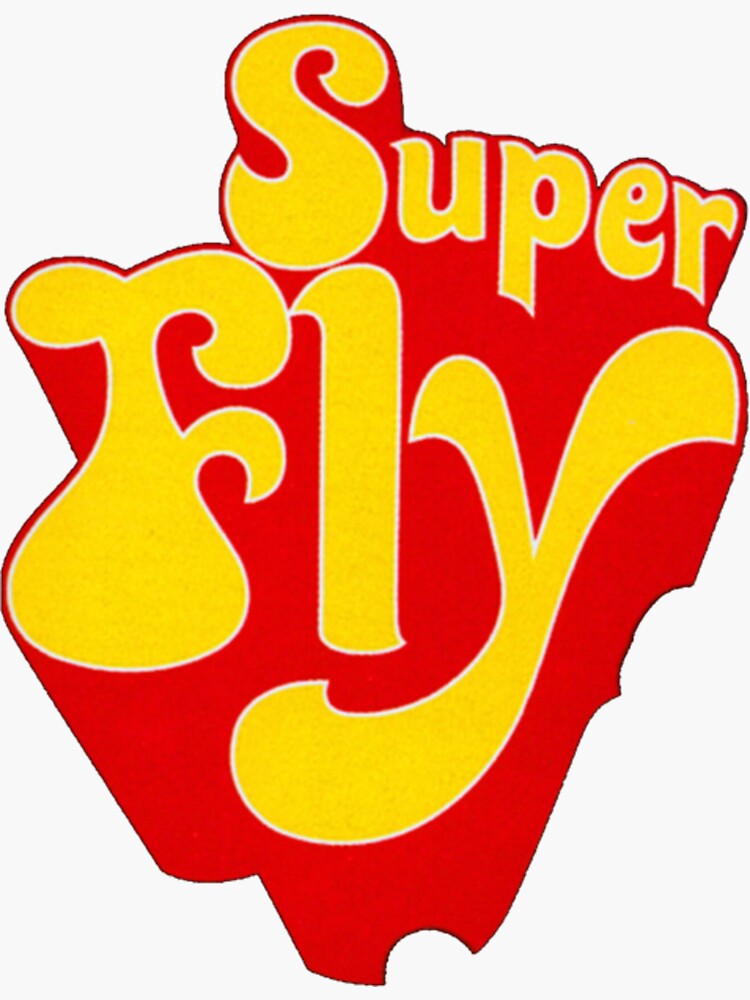 "Superfly" Sticker for Sale by PlugParlour | Redbubble