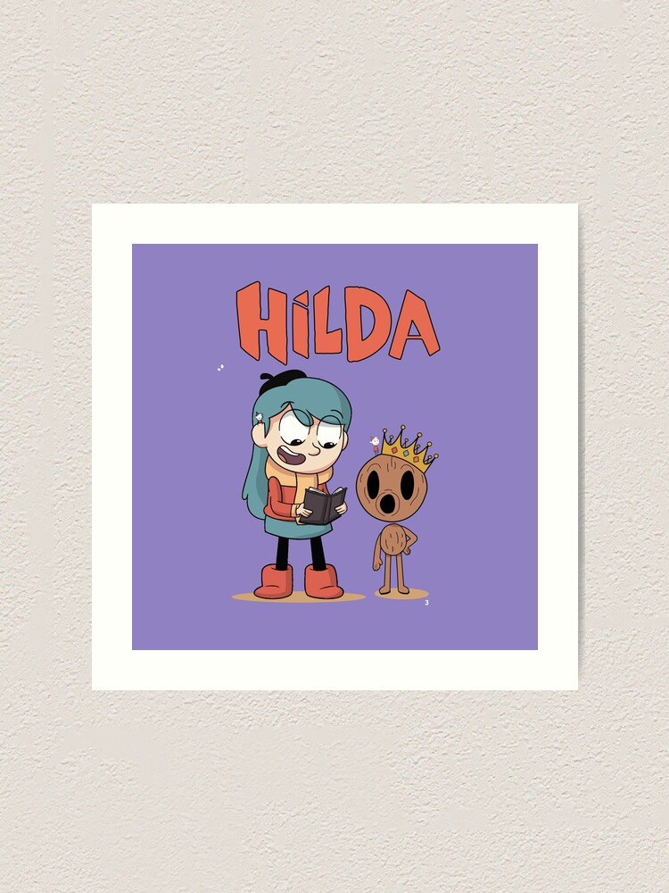 "hilda hilda netflix hilda woodman cute cartoon " Art Print for Sale by ...