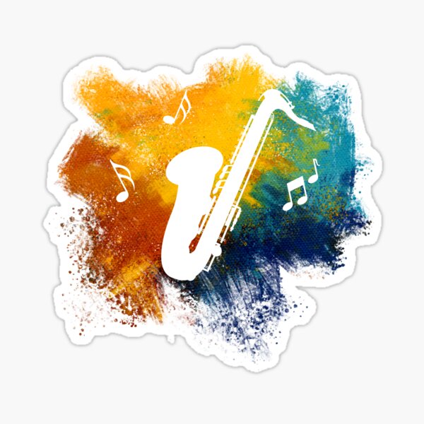 "Jazz and music, Notes, Sound Classic, Classical Music" Sticker by ...