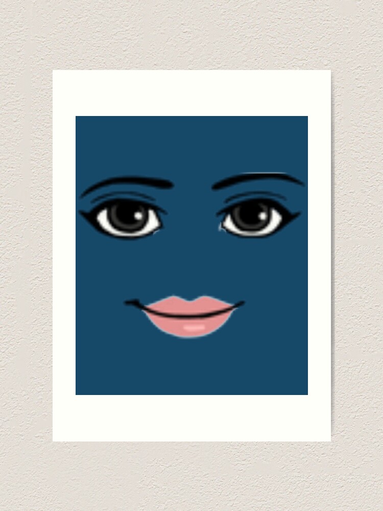 "roblox woman face " Art Print by ANITA-CASHOP | Redbubble