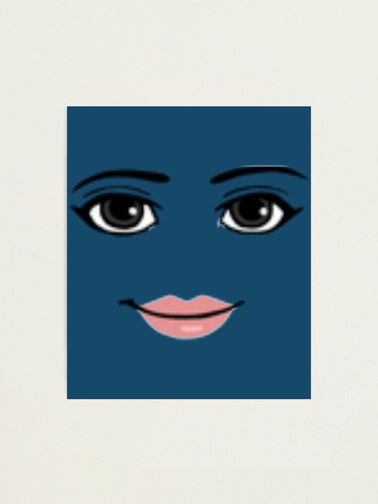 "roblox woman face " Photographic Print by ANITA-CASHOP | Redbubble