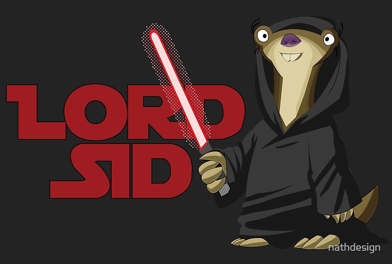 "Ice Age SID - the New Sith Lord Star Wars" by nathdesign | Redbubble