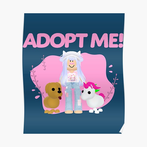 "Roblox Adopt me " Poster for Sale by ANITA-CASHOP | Redbubble