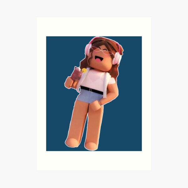 "Roblox girl " Art Print for Sale by ANITA-CASHOP | Redbubble