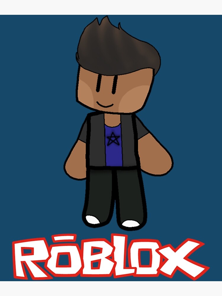 "Roblox boy avatar for kids and teens " Metal Print by ANITA-CASHOP ...