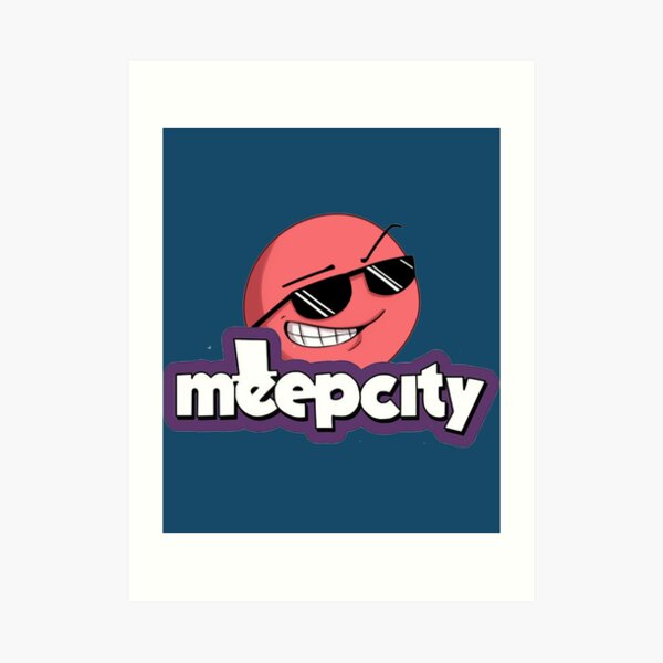 "Roblox meepcity Red meep logo design " Art Print by ANITA-CASHOP ...