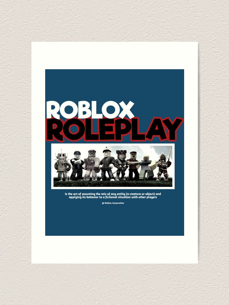 "Roblox Roleplay Game Design " Art Print for Sale by ANITA-CASHOP ...