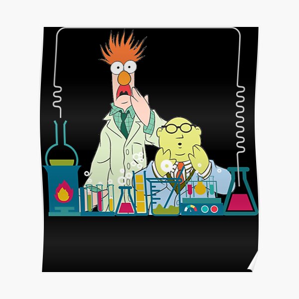 "MUPPET SCIENCE" Poster for Sale by AnsgarKonrad | Redbubble