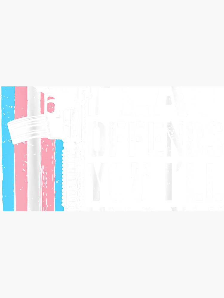 "Transgender If This Flag Offends You AR-15 Gun Rights Trans" Cap for ...