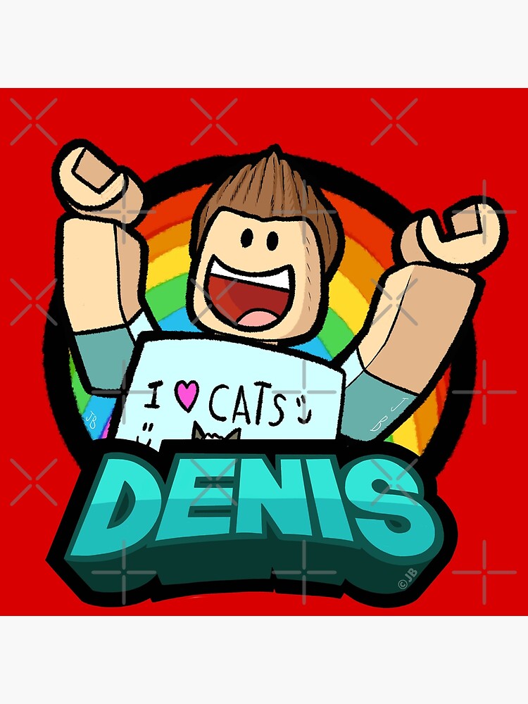 "Happy Denis with Logo" Art Print for Sale by FunnehGacha | Redbubble