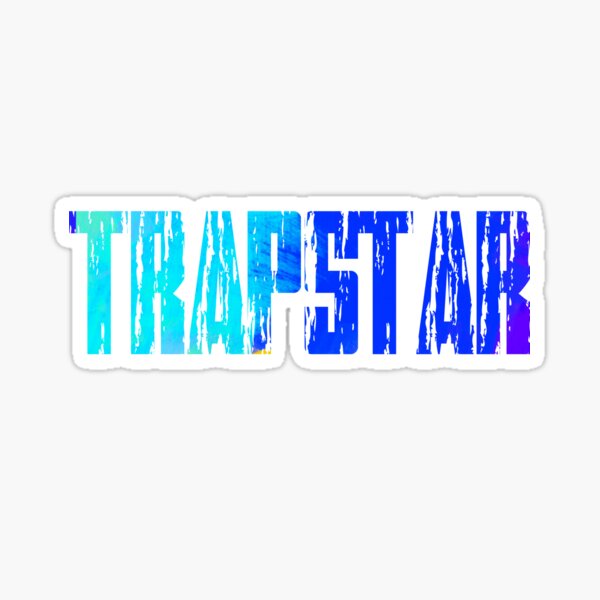 "Trapstar London logo blue _ blue trapstar " Sticker for Sale by Zshope ...
