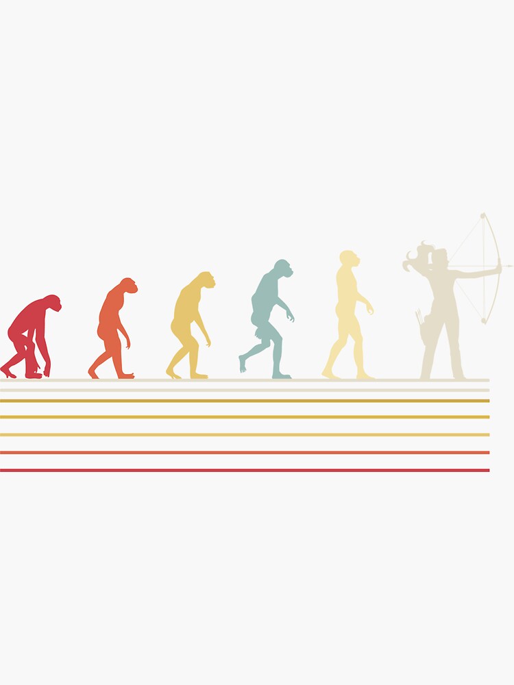 "Archer Evolution" Sticker for Sale by EAPrints | Redbubble