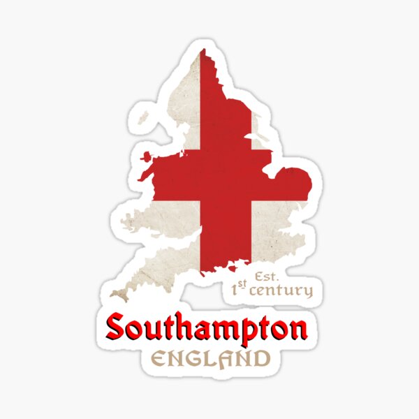 "Southampton, city of England" Sticker for Sale by byHexxer | Redbubble