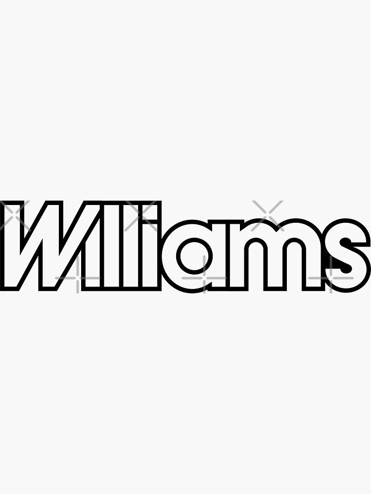 "Williams F1 Logo 1985-99" Sticker for Sale by bendavies505 | Redbubble