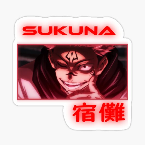 "Sukuna" Sticker for Sale by animegoob | Redbubble