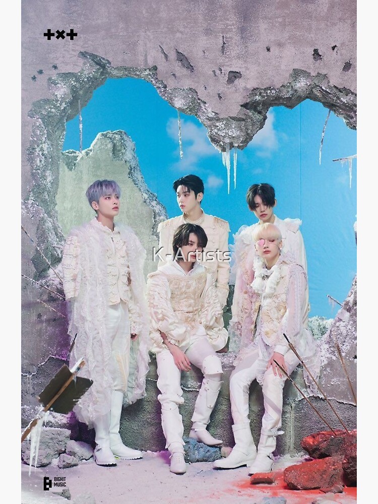 "TXT The Chaos Chapter: FREEZE (Group Photo) - 2021" Poster for Sale by ...